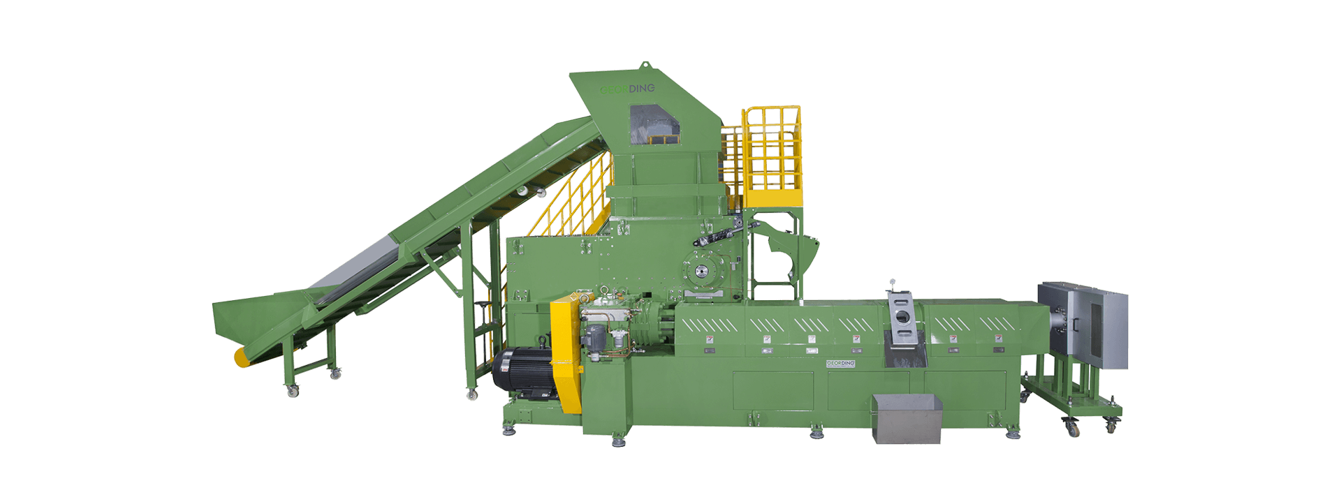 Shredder Integrated Recycling Machine｜Recycling & Pelletizing Machine ...